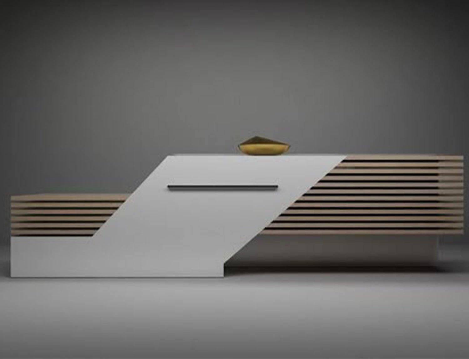 Reception desk – Reception Counter – Spanish MDF wood – CEM-064 ...