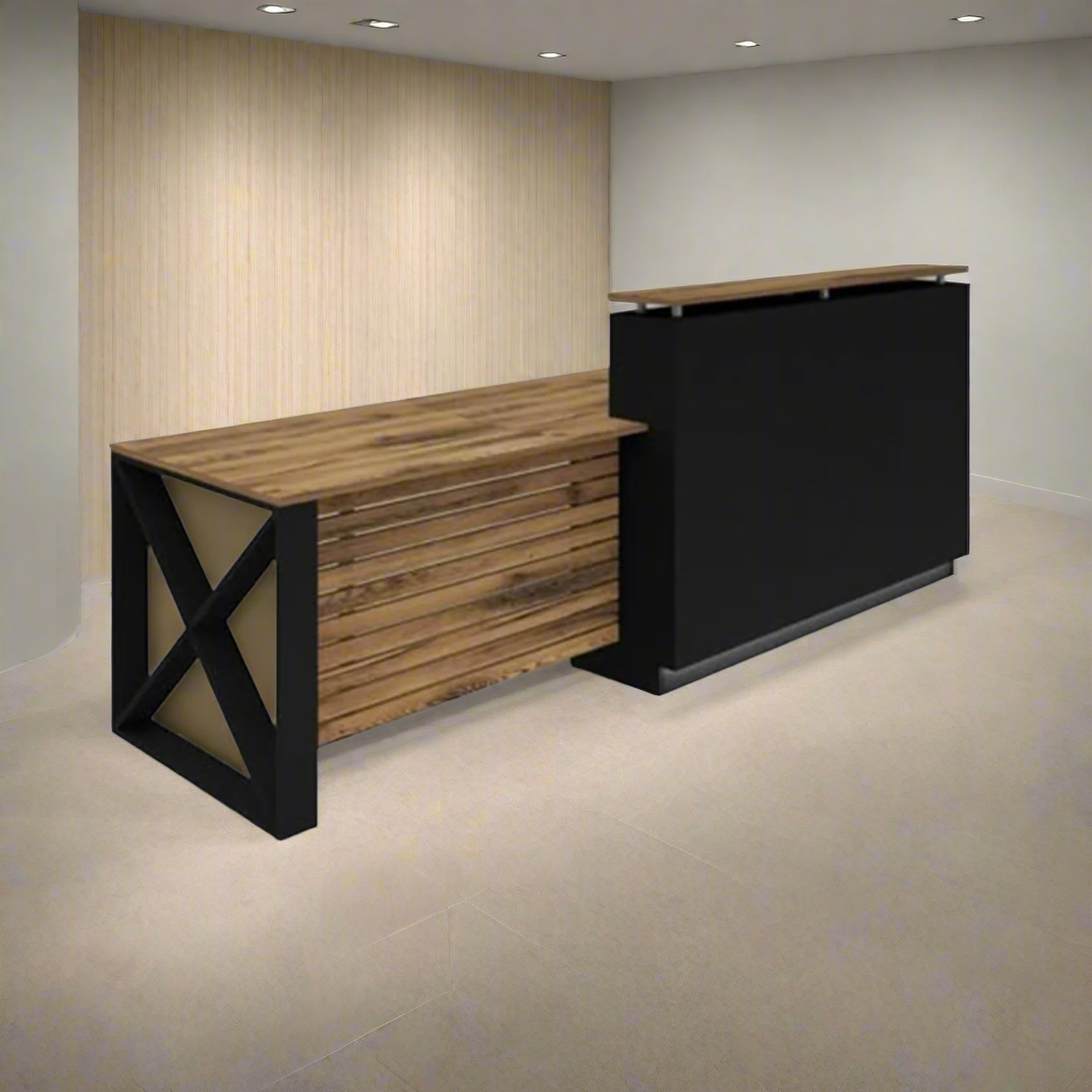 Reception desk – Reception Counter – Spanish MDF wood – CEM-073 ...