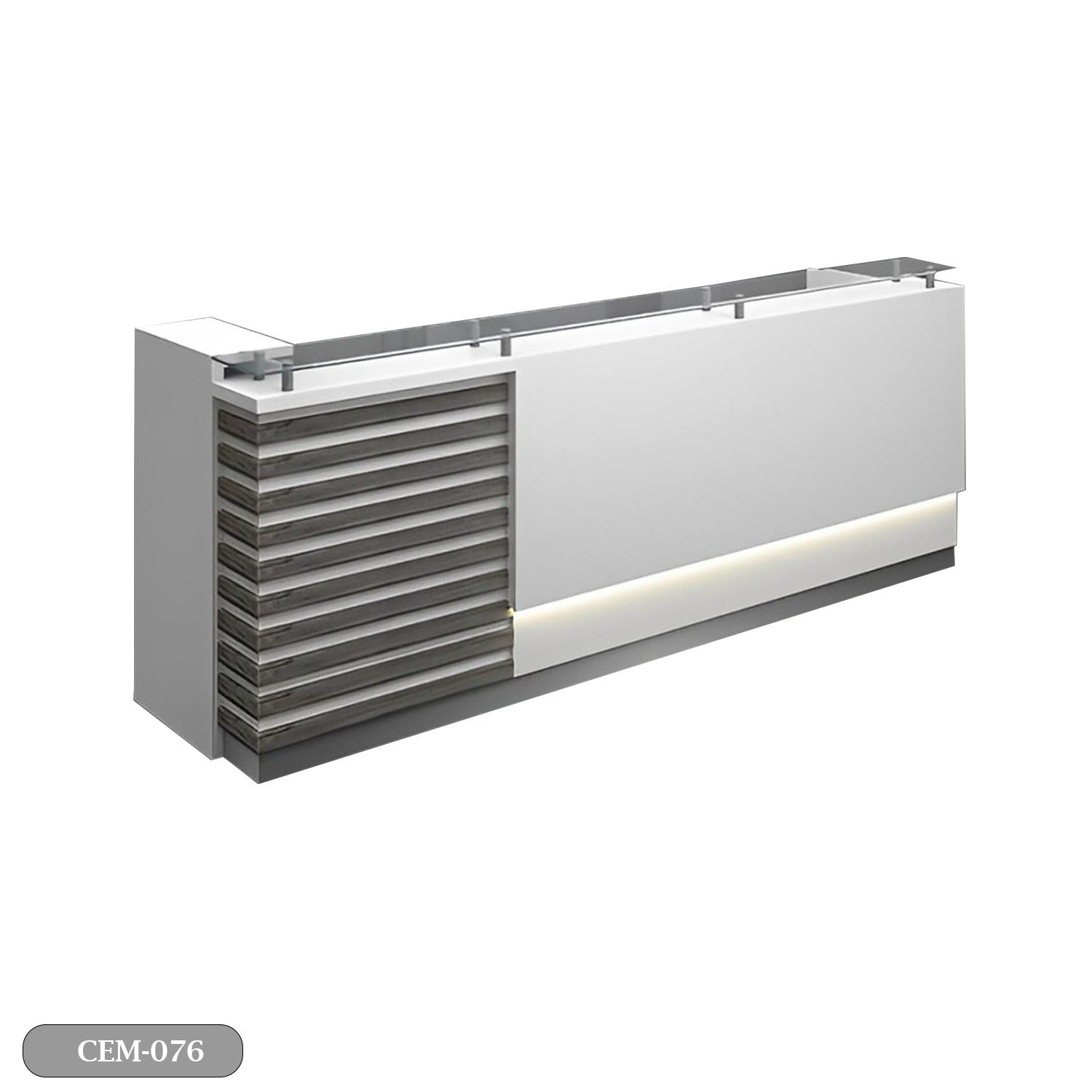 Reception desk – Reception Counter – Spanish MDF wood – CEM-076 ...