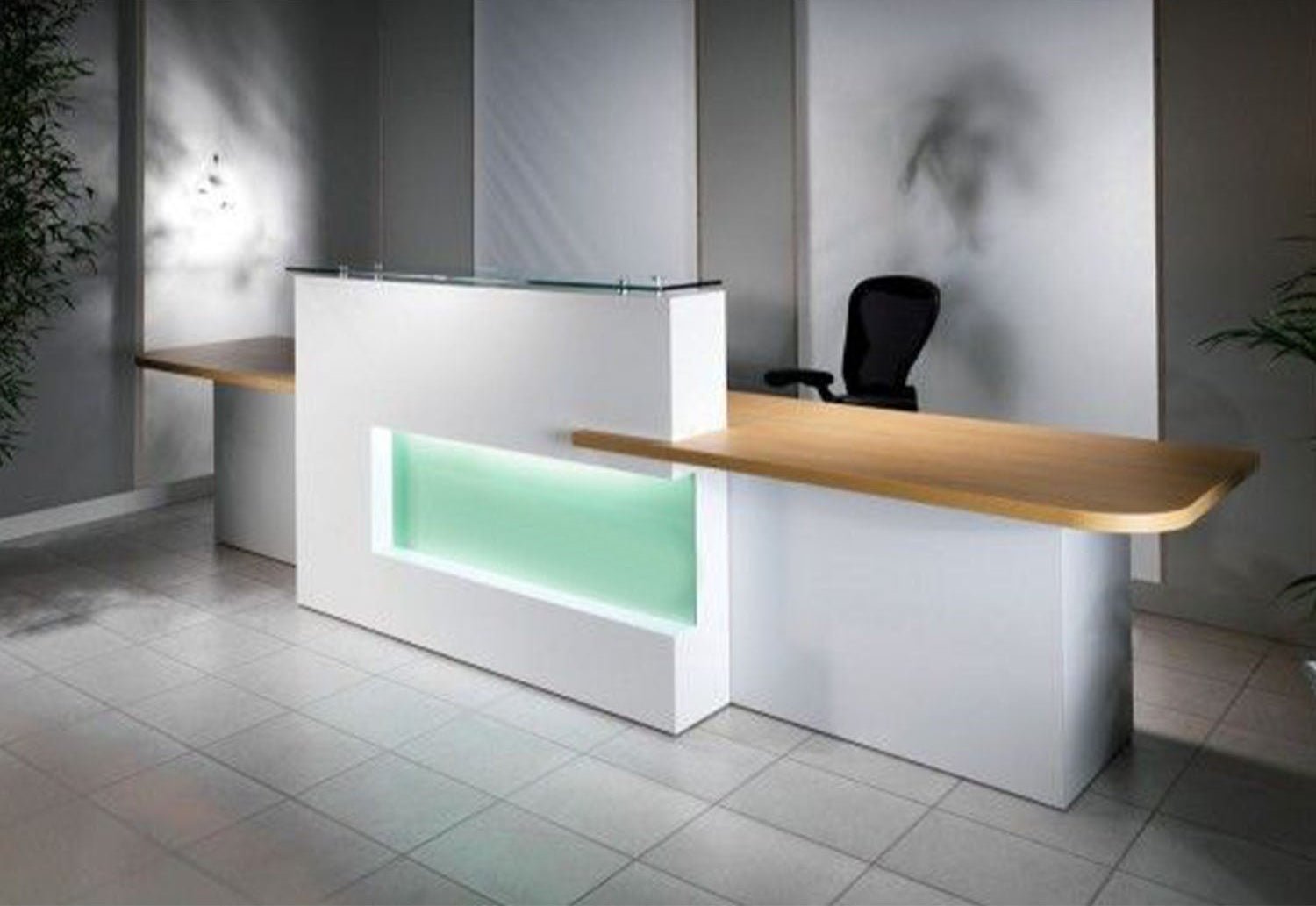 Reception desk – Reception Counter – Spanish MDF wood – CEM-086 ...