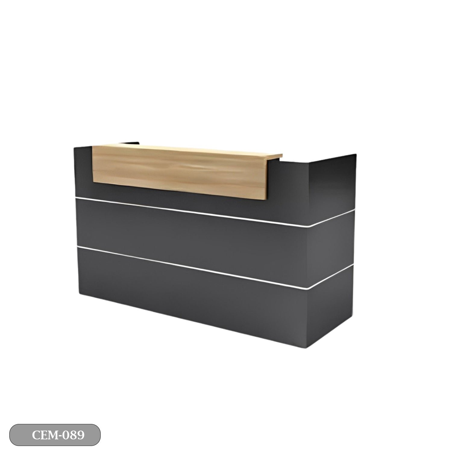 Reception desk – Reception Counter – Spanish MDF wood – CEM-089 ...