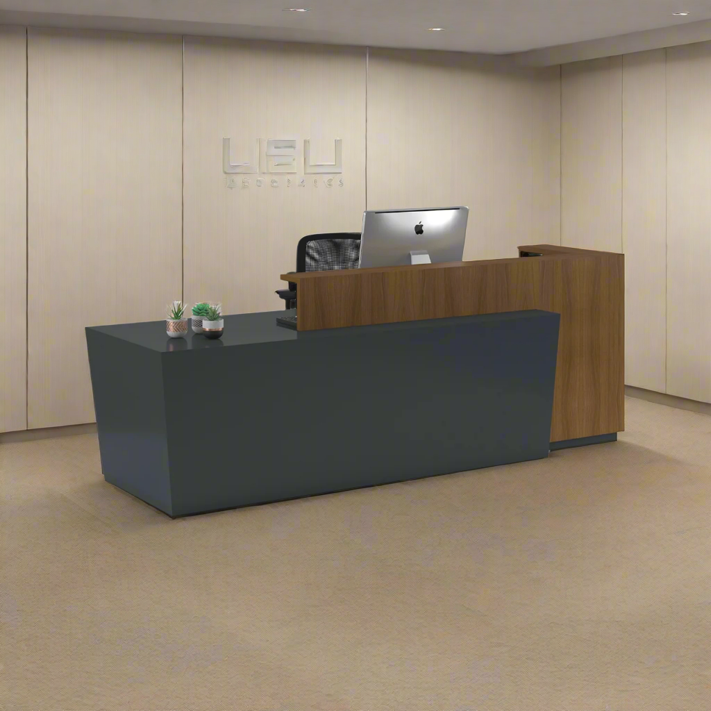 Reception desk – Reception Counter – Spanish MDF wood – CEM-094 ...