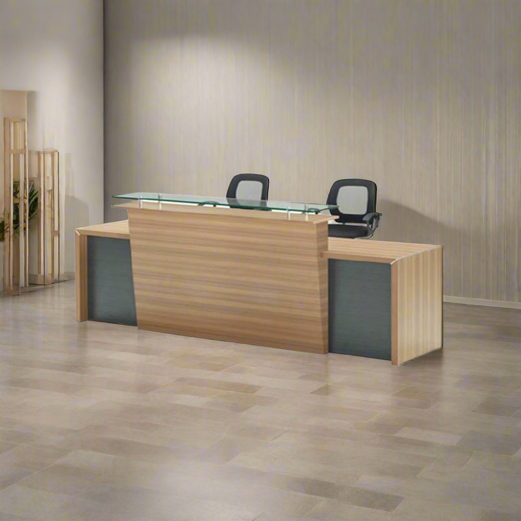 Reception desk – Reception Counter – Spanish MDF wood – CEM-095 ...