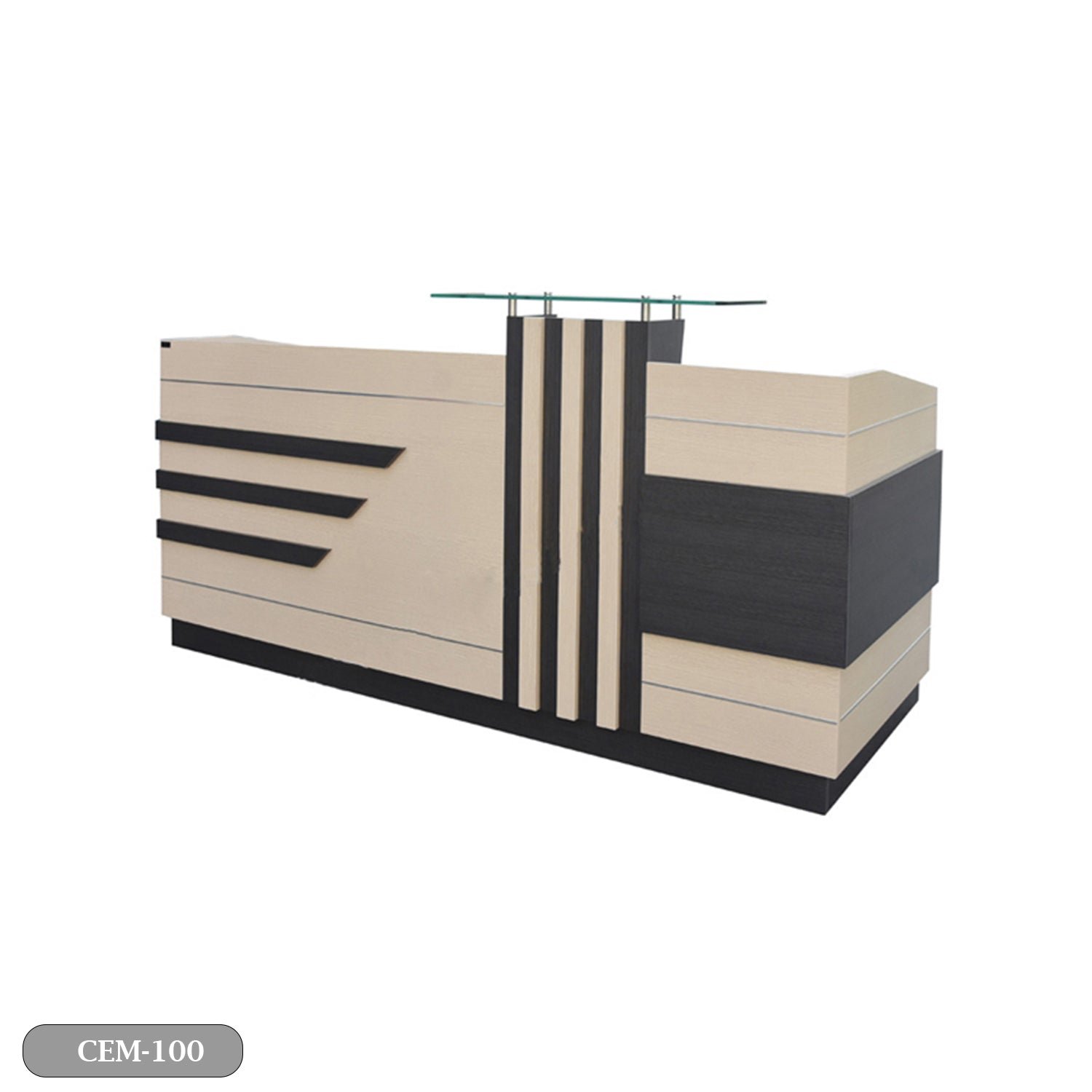 Reception desk – Reception Counter – Spanish MDF wood – CEM-100 ...