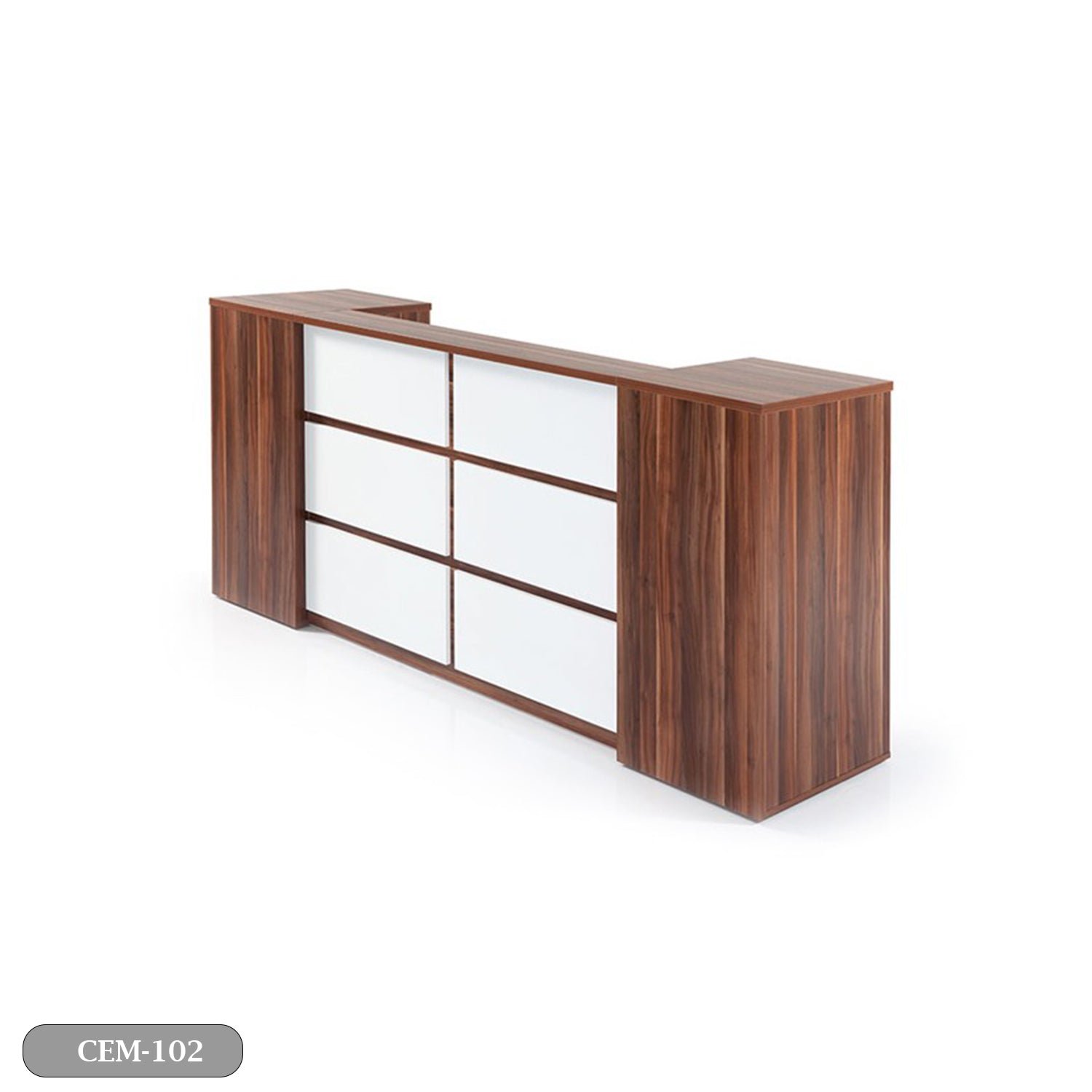 Reception desk – Reception Counter – Spanish MDF wood – CEM-102 ...
