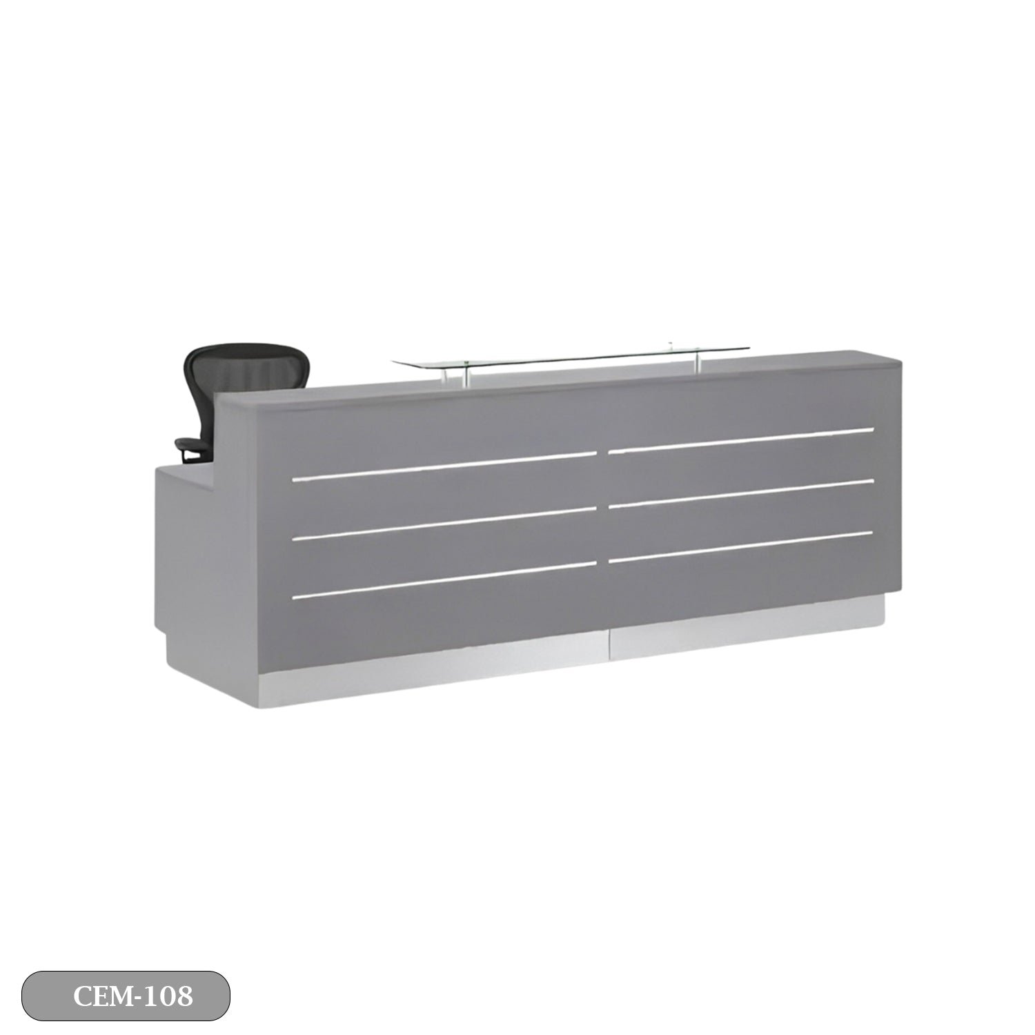 Reception desk – Reception Counter – Spanish MDF wood – CEM-108 ...
