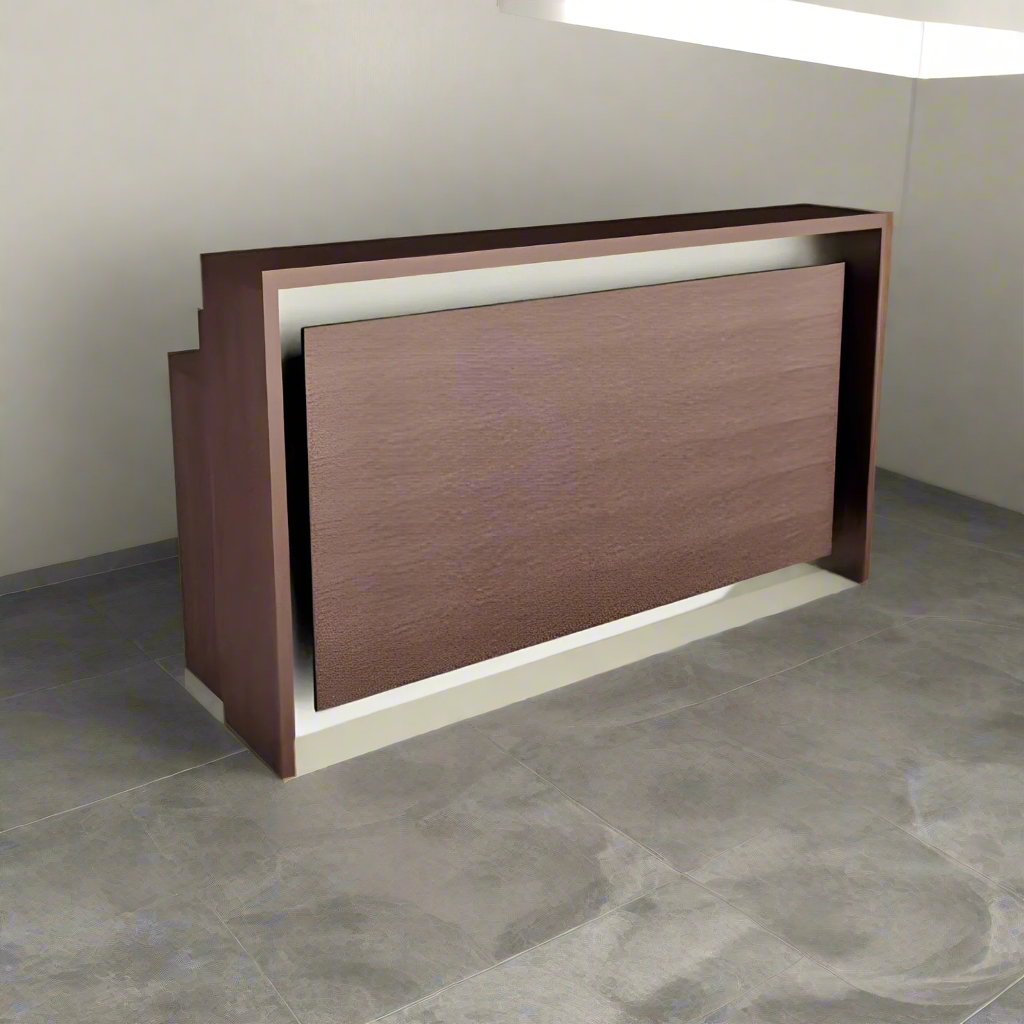 Reception desk – Reception Counter – Spanish MDF wood – CEM-109 ...